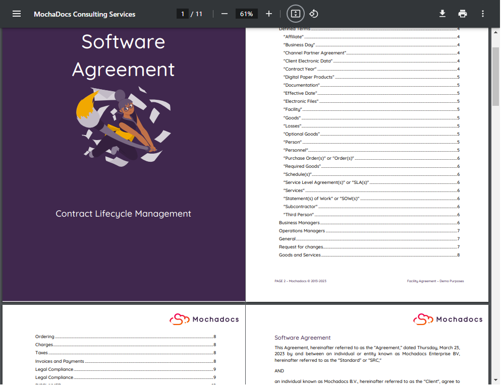 How to use the document viewer?